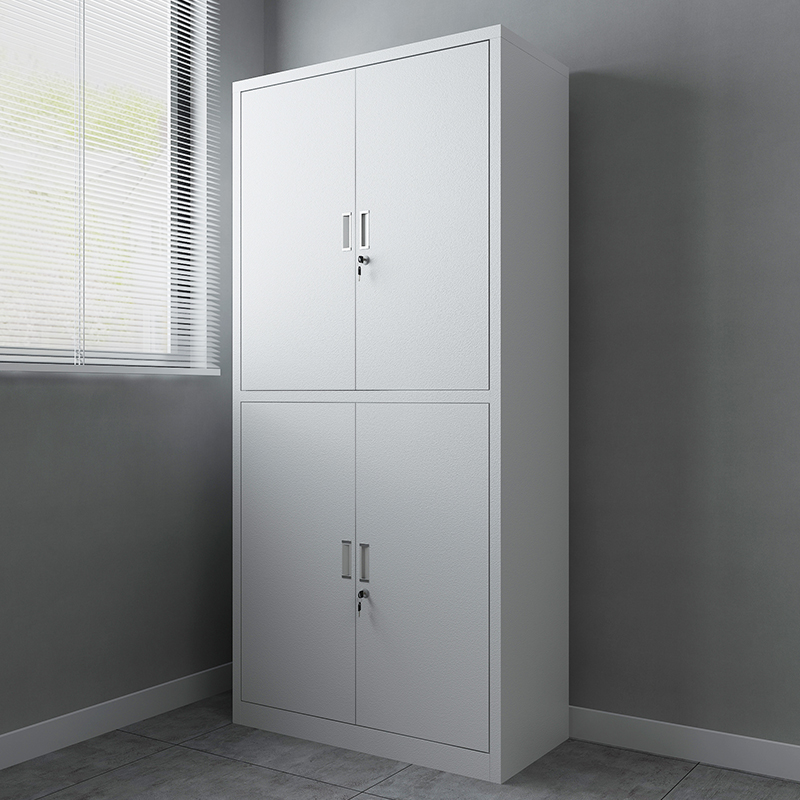 名华信 四门上下铁门文件柜通双节铁皮资料柜文员存档柜（个）-中国中铁网上商城